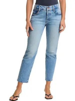MOTHER Lil High Rise Hiker Hover Jeans - Fight For Your Right