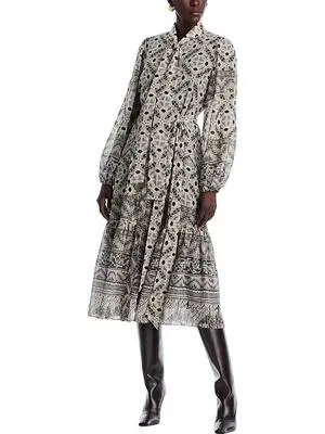 KOBI HALPERIN Flint Printed Midi Dress