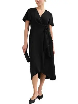 PHASE EIGHT Julissa Wrap Dress - Black