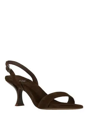 Jeffrey Campbell Augustine Slingback Sandals - Brown Suede