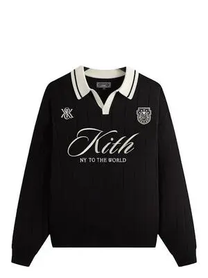 Kith Rugby Pullover Sweater - Black