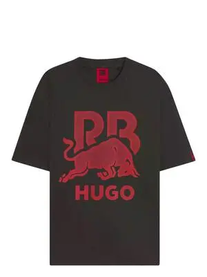 Hugo Bull Logo T-shirt - Grey