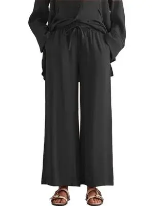 MIZALLE Relaxed Drawstring Pants Black