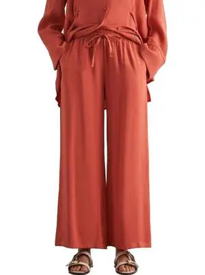 MIZALLE Relaxed Drawstring Pants Coral