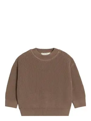 KENDI Laurie Organic Cotton Sweater - Taupe