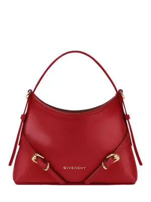 Givenchy Nano Voyou Leather Crossbody Bag - Dark Red