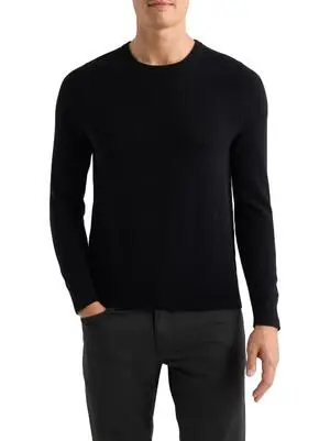 Nordstrom Cashmere Crewneck Sweater - Black