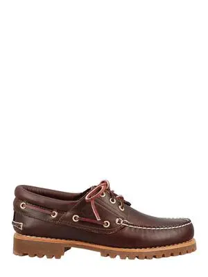 Timberland Authentic 3-eye Lug Handsewn Boat Shoes - Brown