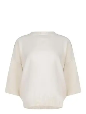FEDERICA TOSI Ribbed Wool And Cashmere Sweater