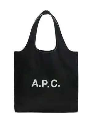 A.p.c. Ninon Media Tote Bag - Black