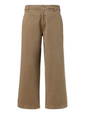 ERL High-rise Wide-leg Jeans - Brown