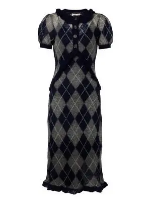 SHUSHU/TONG Bow-detail Cutout Top - Multicoloured