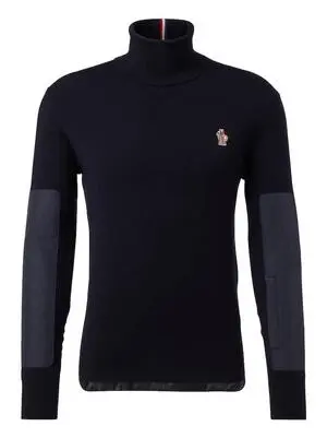 Moncler Après Ski Wool-blend Ski Top - Blue