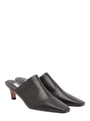 TOTEME Leather Mules - Brown