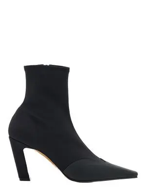 Khaite Nevada Stretch-leather Ankle Boots - Black