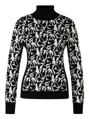 Bogner Jacquard Pullover - Black/white