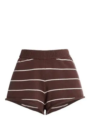 ELCE Manon Striped Knit Shorts