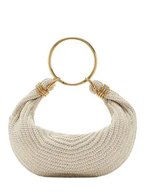 Chloé Crocheted Bracelet Bag - White