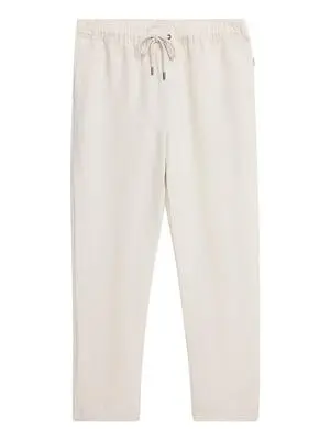 Onia Air Linen Pull-on Pants - Stone