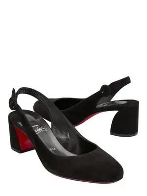 CHRISTIAN LOUBOUTIN 55mm So Jane Slingback Pumps - Black
