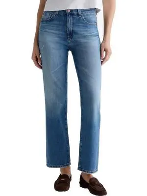 Ag Brinley Mid-rise Straight-leg Jeans - 16 Years Soaring