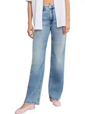 GOOD AMERICAN Good True Straight Leg Jeans