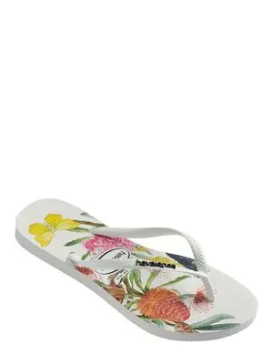 HAVAIANAS Slim Flora Flip Flop