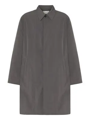 THE ROW Hesper Car Coat - Grey Cobalt