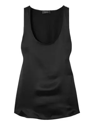 WARDROBE.NYC Silk-Satin Tank