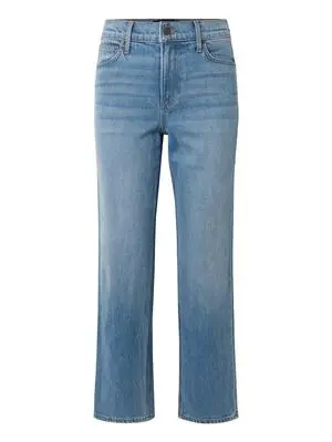 Veronica Beard Leah Mid-rise Straight-leg Jeans - Blue