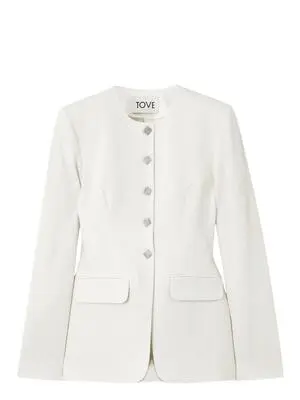 Tove Moya Wool-twill Jacket - White