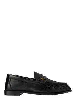 Saint Laurent Le Loafer Leather Loafers - Black