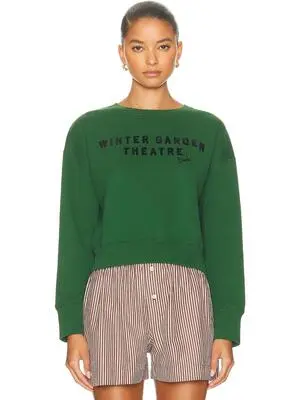 BODE Theatre Crewneck Sweater - Dark Green