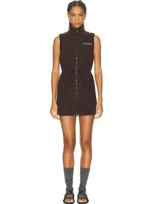 Miu Miu Sleeveless Mini Dress - Ebano