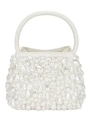 Cult Gaia Solene Top Handle Bag - Pearl