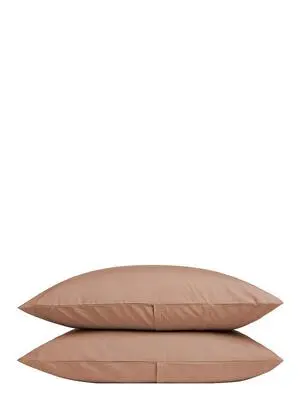 PARACHUTE Core Percale Pillow Cases - Adobe