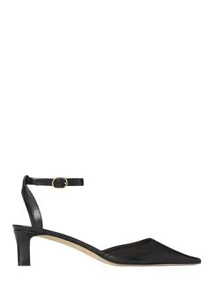 THE ROW Carla Ankle Strap 45 - Black