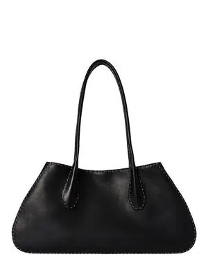 THE ROW Alger Shoulder Bag - Black Ans
