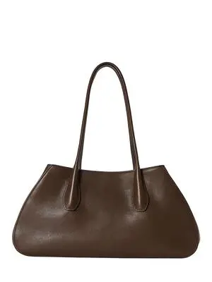 THE ROW Alger Shoulder Bag - Deep Brown Ans