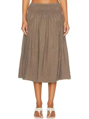 TG BOTANICAL Raquel Skirt - Brown