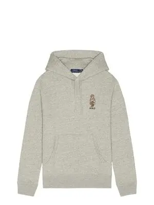 Polo Ralph Lauren Novelty Heritage Bear Hoodie - Loft Heather