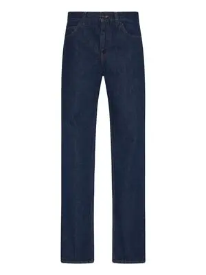 THE ROW Carlyl Jean In Cotton - Indigo