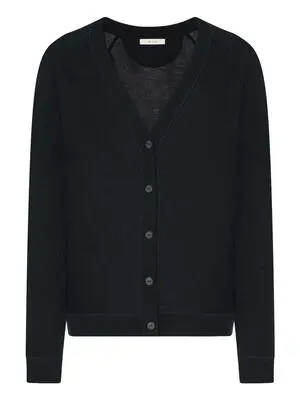 THE ROW Liberty Cashmere Cardigan - Black