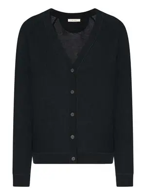 THE ROW Liberty Cashmere Cardigan - Black