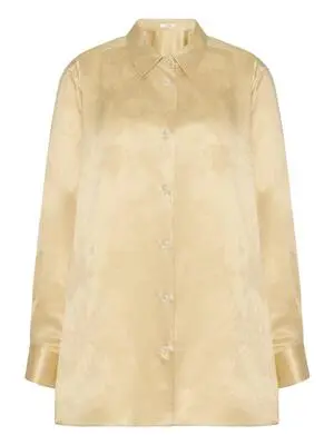 THE ROW Takara Silk Shirt - Sand