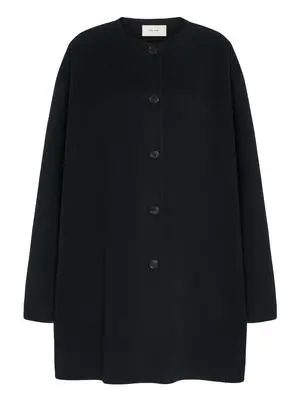 THE ROW Kala Coat In Cashmere - Black