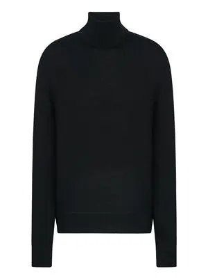 THE ROW Bjorn Turtleneck In Cashmere - Black