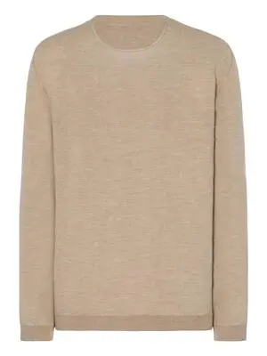 THE ROW Lorelei Cashmere Sweater - Beige Melange