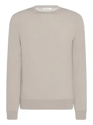 THE ROW Dioniso Cashmere Sweater Dusty White