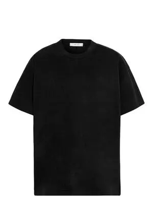 THE ROW Lavinia Cotton T-shirt - Black